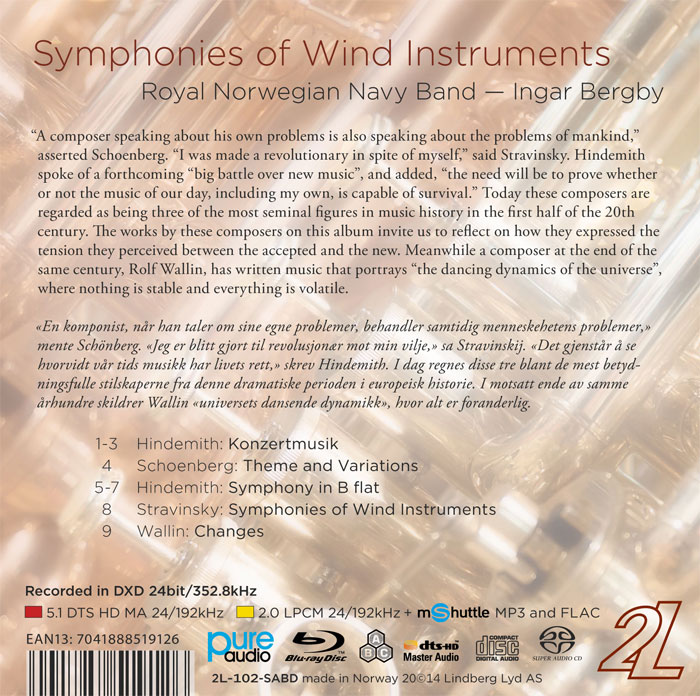Club CD: HINDEMITH - Symphonies of Wind Instruments