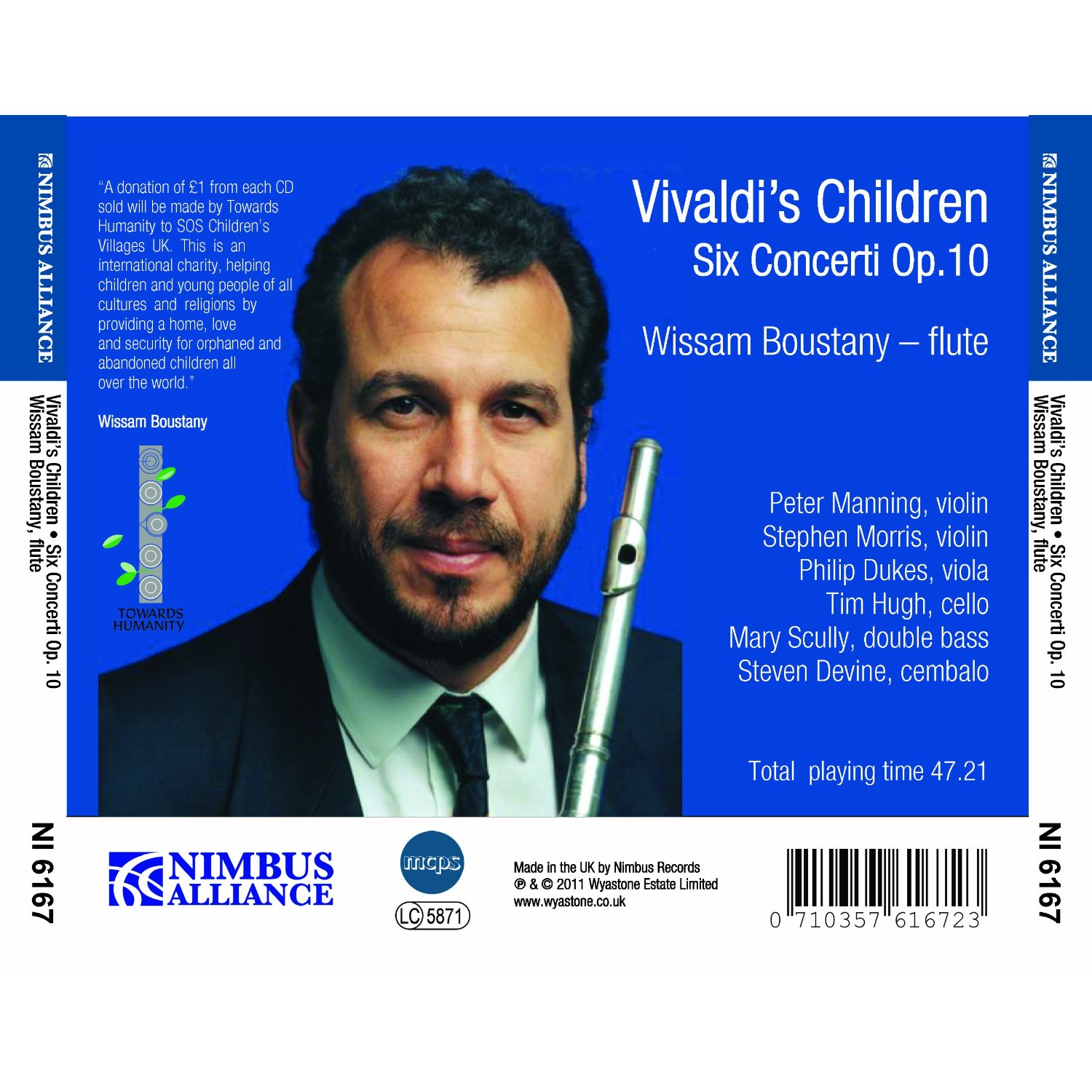 Club CD: VIVALDI - Vivaldi's Children - Six Concerti, Op.10
