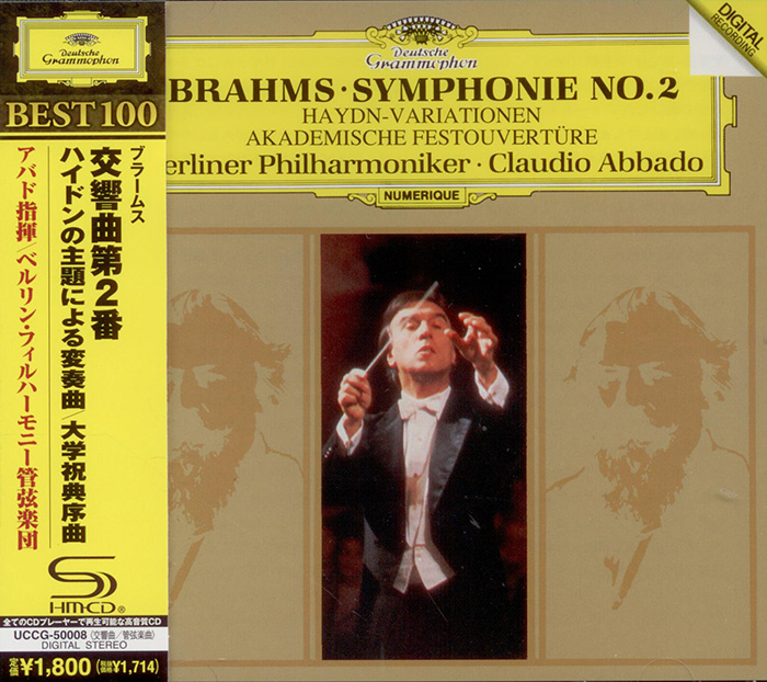 Club CD: BRAHMS - Symphony No. 2 / Haydn-Variations / Academic Festival Overture